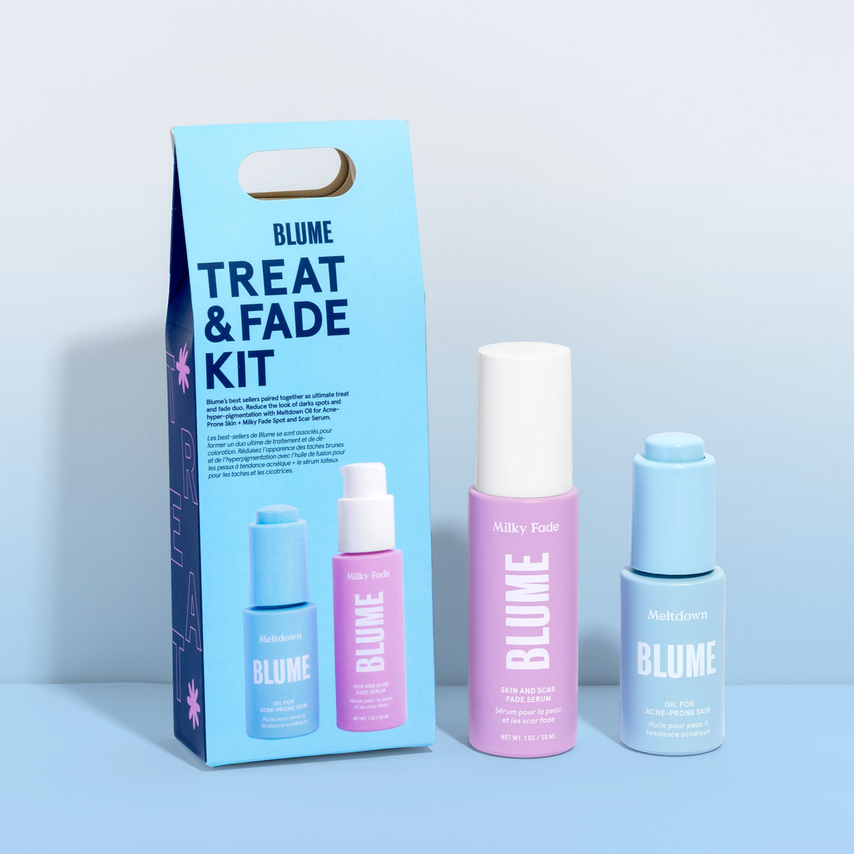 Acne Treat & Fade Kit | Fight and Prevent Acne in Just 2 Steps | Blume